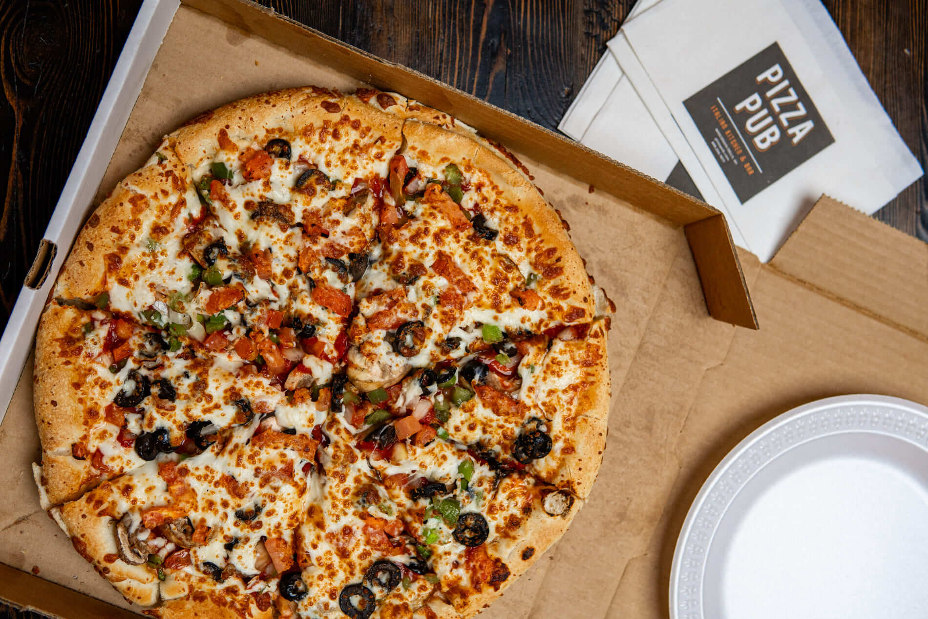 Pizza Pub is Open for Dine In and Free Delivery in Wisconsin Dells